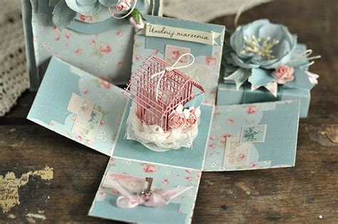 card and mini exploding box pion design s blog