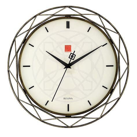 Frank Lloyd Wright Exhibition Font Wall Clock