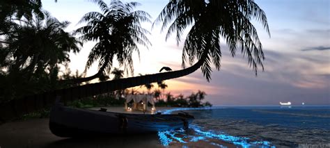 Tropical Paradise 3d Render Digital Art By Gmartworks