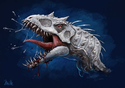 Jurassic World Indominus Rex Drawing At Getdrawings Free Download