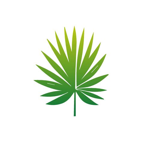 Green Leaf Icon Elements Design For Natural Eco Vegan Bio Labels