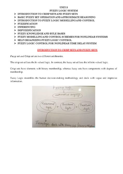 unit iii sct sct unit3 unit 3 fuzzy logic system introduction to