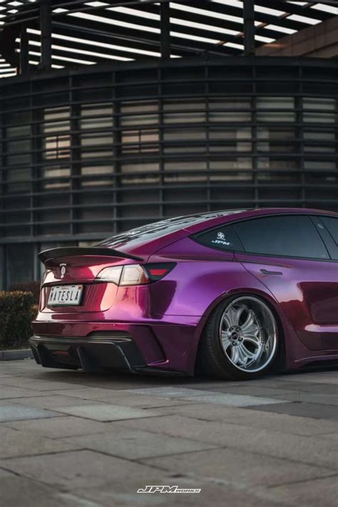 Robot Tesla Model 3 Hacker Widebody Full Body Kit Mod Central