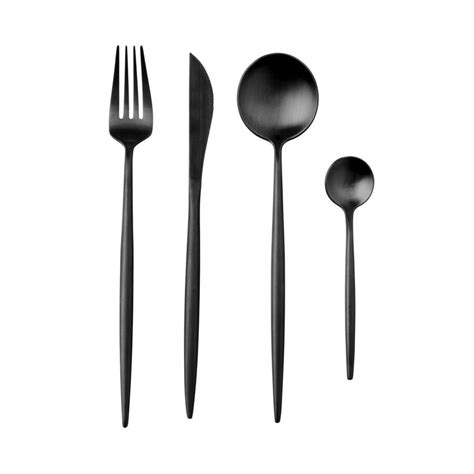 Butlers Besteck Set Stiletto Besteck 16 Tlg Set Matt 16 Teiliges