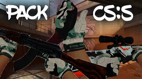 PACK DE SKINS PARA CS SOURCE SKIN S PACK FOR CS S V90 V91 THE KING YouTube