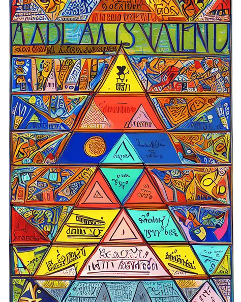 Maslows Hierarchy Of Needs Triangle · Creative Fabrica