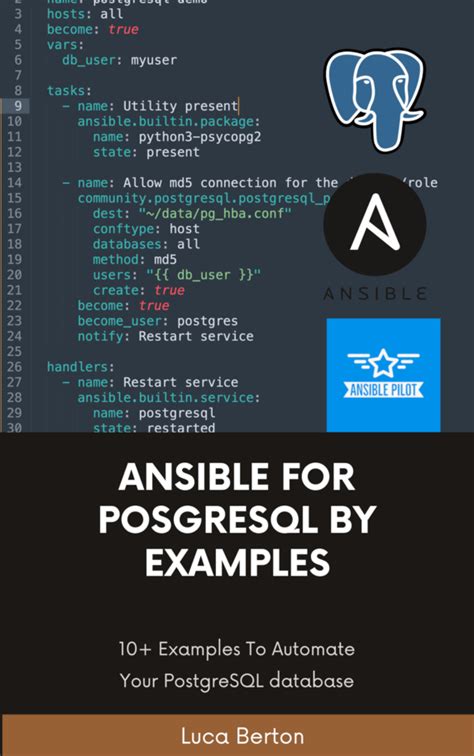 Ansible For Postgresql By By Luca Berton Pdfipadkindle