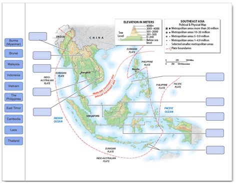 Solved On The Following Map Identify These Countries Of