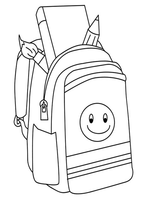 Mochila De Dibujos Animados Para Colorear Mochila Para Off