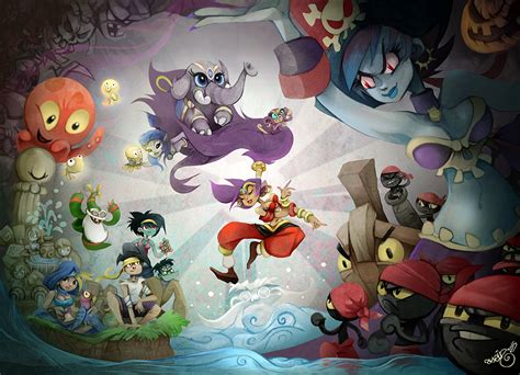 Poe Shantae Rottytops Squid Baron Rottytops Роттитопс