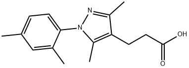 3 1 2 4 Dimethylphenyl 3 5 Dimethyl 1H Pyrazol 4 Yl Propanoic Acid