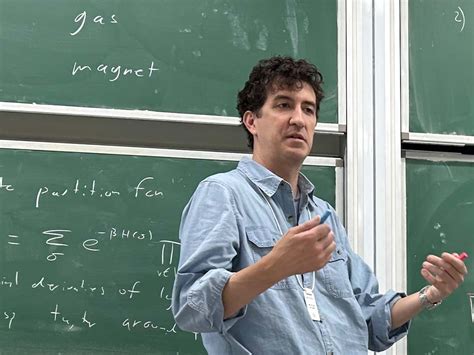 Will Perkins Gave A Lecture For 5 Days At The Winter School