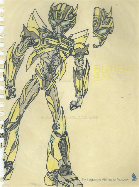Transformers Bumblebee Redesign Finished By Mystic2760 On Deviantart