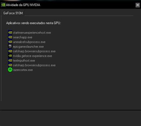 Aplicativos Exe Do Windows Sendo Executados Na GPU Reduzindo O FPS Problemas De Desempenho