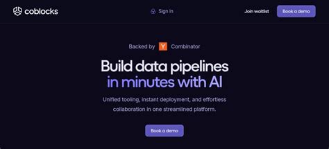 Jeremy Daniels On Linkedin Coblocks Yc F24 Helps Teams Create Data Pipelines Quickly Using Ai