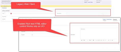 Oob Rich Text Html Editor Control Now Available Only For Unified Client