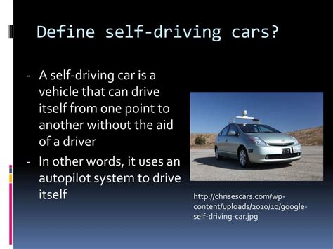 PPT Self Driving Cars PowerPoint Presentation Free Download ID 1843072