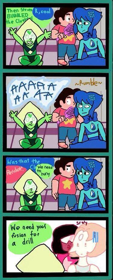 Steven Universe Peridot Lapis Steven The Cluster P Steven Universe Steven Comic Book Cover