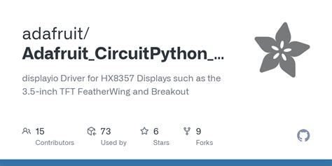 Adafruitcircuitpythonhx8357docsapirst At Main · Adafruitadafruit