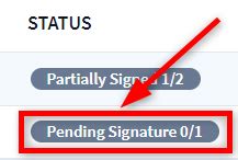 Signatures Basic View Cancel E Signature Requests TaxDome Help