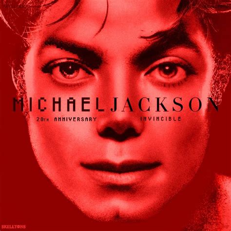 Michael Jackson Invincible Cover Red