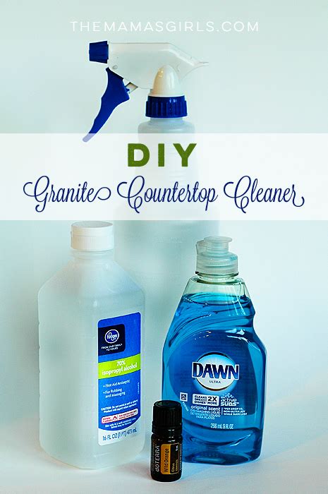 Diy Granite Countertop Cleaner Themamasgirls