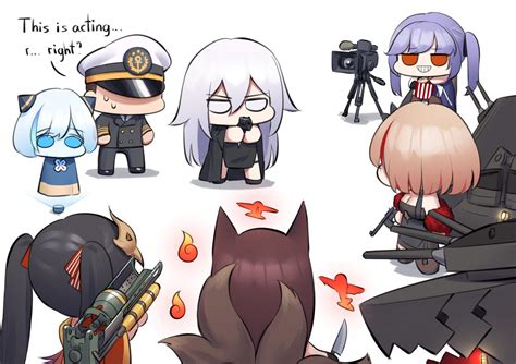 Anya Taihou Commander Akagi Roon And 5 More Azur Lane And 2 More Drawn By Whitter Danbooru