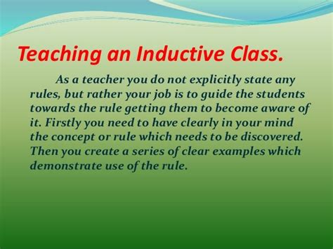 Powerpoint Inductive Method