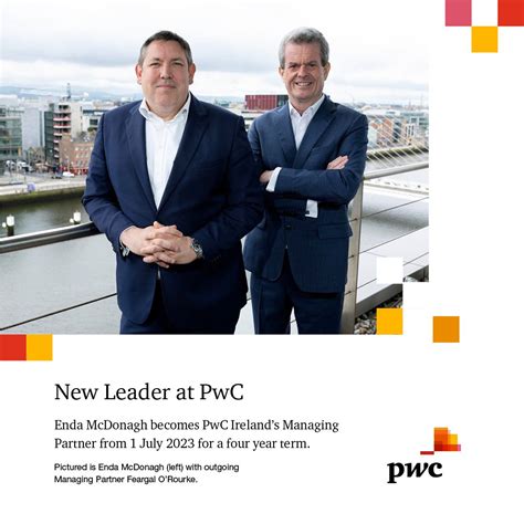 Pwc Ireland On Linkedin There Is A New Leader At Pwc Ireland As Enda