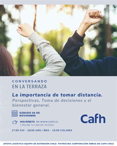 Conversando en la Terraza Qué nos une como seres humanos Cafh Chile