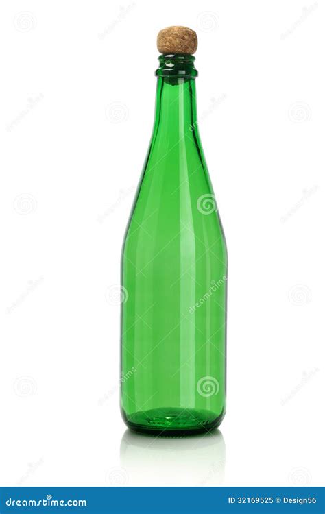 Green Empty Glass Bottle Stock Image Image Of Bottle 32169525