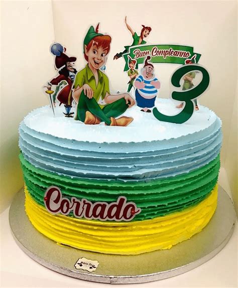 There Is A Birthday Cake With The Characters On It