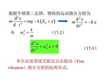 17 振动基本理论 Ppt Download