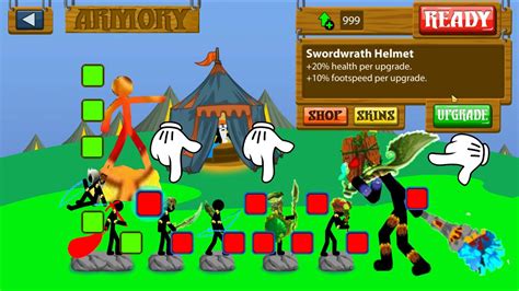 MAXIMUM POWER UPGRADE OF SPERTON SWORDWRATH GITAN STICK WAR LEGACY