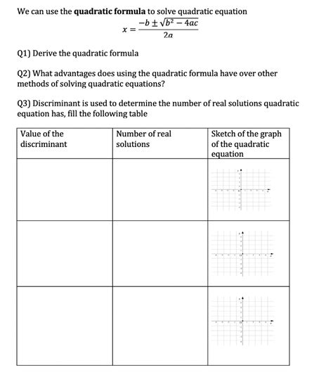 Solved We Can Use The Quadratic Formula To Solve Quadratic Chegg