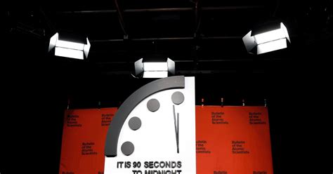 Doomsday Clock Moves Closer To Midnight Than Ever The New York Times