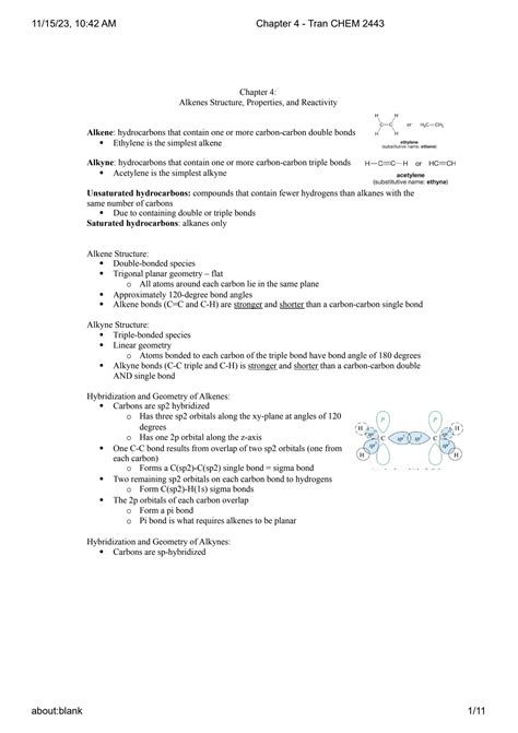 SOLUTION Alkenes Structure Properties And Reactivity Studypool