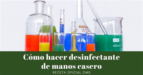 Desinfectante de manos casero Cómo se hace