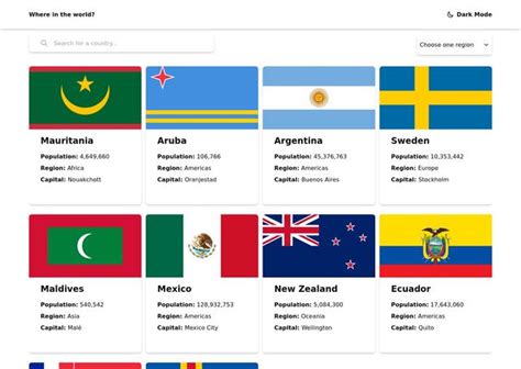 Frontend Mentor Rest Countries With Next Js And Tailwind Css Coding Challenge Solution