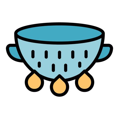 New Colander Tool Icon Vector Flat 27150395 Vector Art At Vecteezy