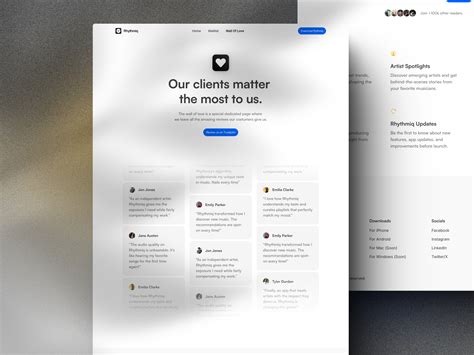 Rythmiq Free Music And Band Website Template By Tiago Silva — Framer