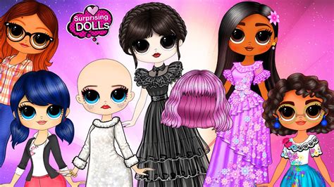 Wednesday Addams Enid Marinette Alya Swap Clothes DIY Arts Paper Crafts YouTube