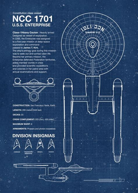 Star Trek 2022 Enterprise Blueprints
