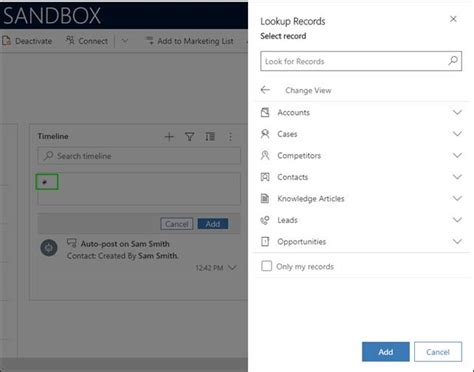 Link Custom Entity Record With Another Entity Using Timeline Post Microsoft Dynamics 365 Crm