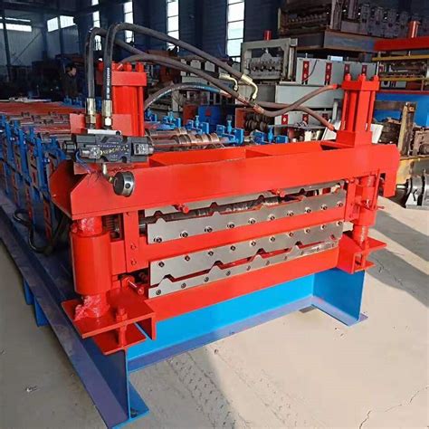 Double Layers Hydraulic Roof Metal Steel Sheet Roof Panel Glazed Tile