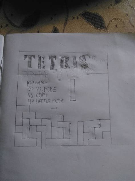 My Version Of The Tetris Title Screen By Gabgps On Deviantart