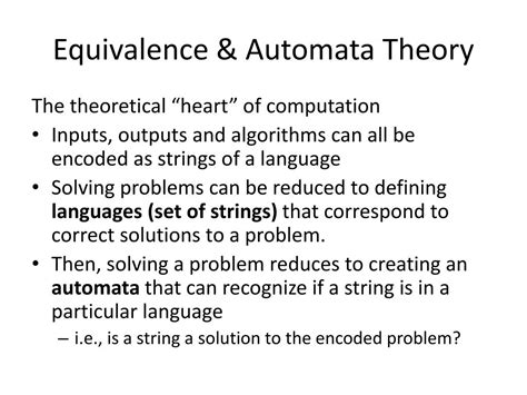 Ppt Exploring Computation Theory Automata And Complexity Powerpoint Presentation Id2642481