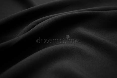 Texture Of Dark Black Fabric Closeup Low Key Photo Plexus Threads