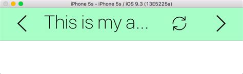 Ios Title In Navigation Bar Too Long On Smaller Screens Set Font Sizes For Different Screen
