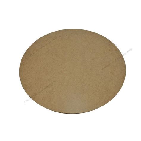 Kit 10 Suplá Sousplat Liso 33cm Mdf Madeira ATACADÃO DO ARTESANATO